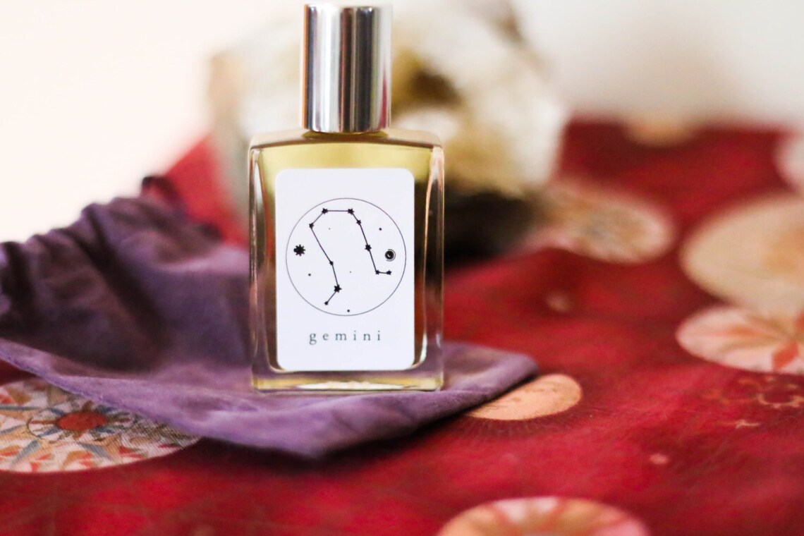 GEMINI Handmade Zodiac Perfume -fresh and Floral Mixture of Jasmine ...