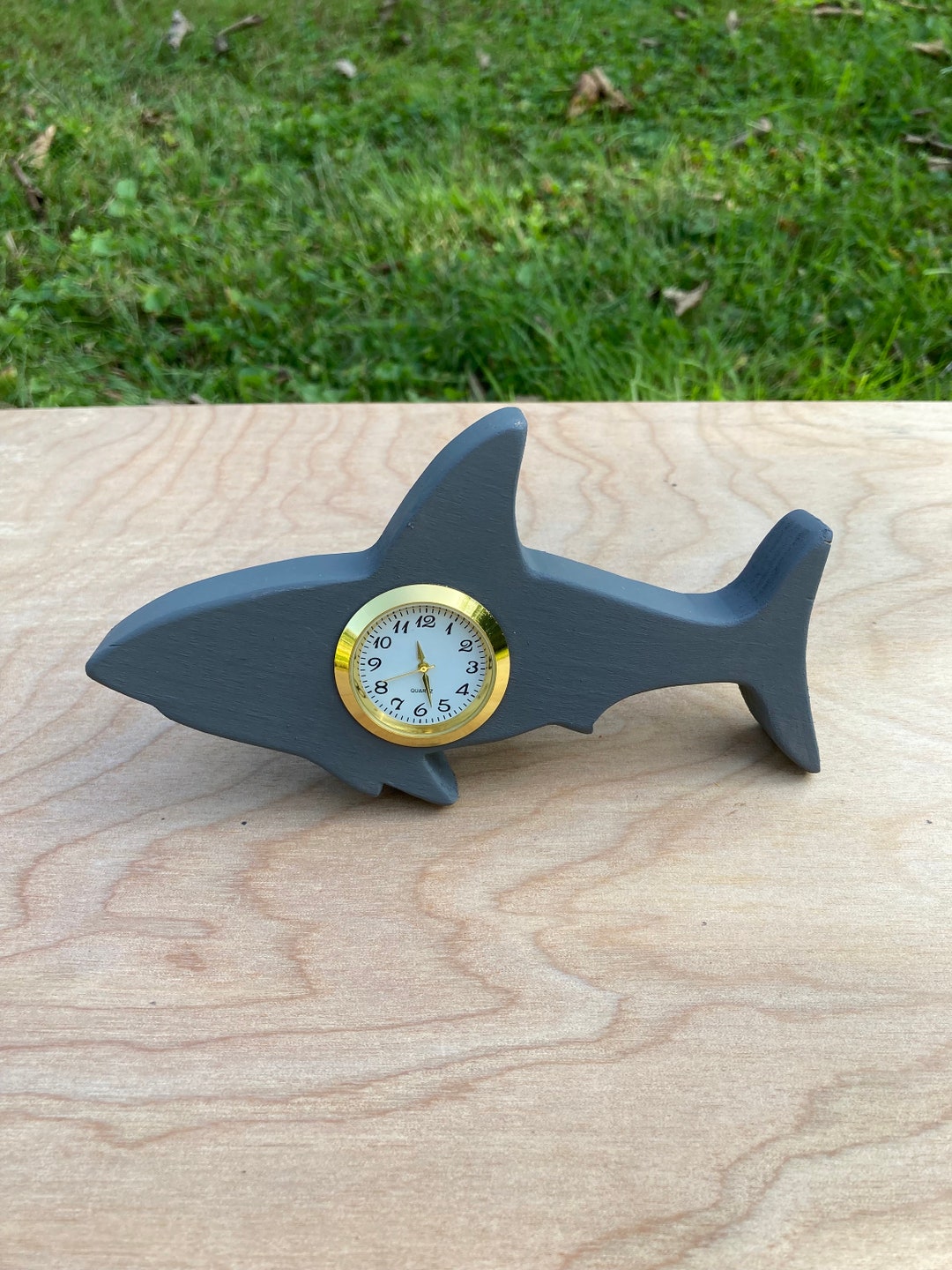 Shark Clock, Gift for Kids, Ocean Decor, Shark Decor, Kid’s Room Decor ...