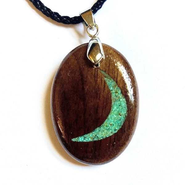 Half Moon Pendant - Etsy