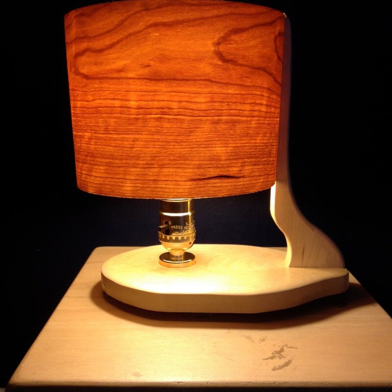 Handmade Wood Lamp - Etsy