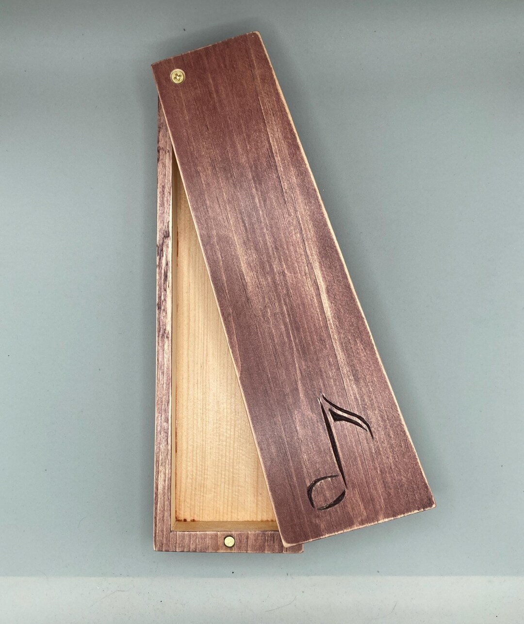 Hand Carved Music Note Incense Box/storage, Musician Gift, Boho Home ...