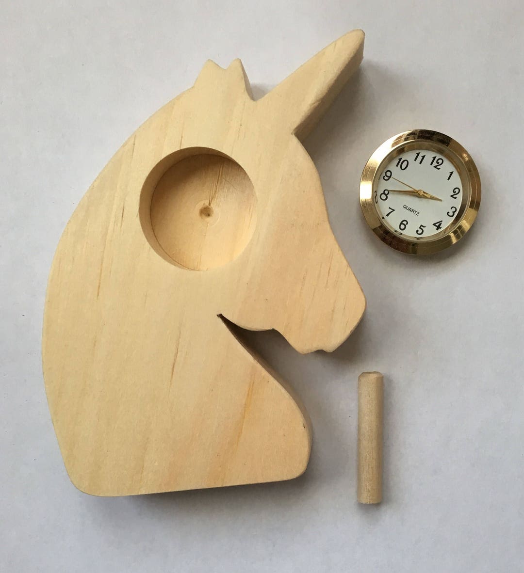 DIY Wooden Mini Clock Kit. Unicorn Clock. Great Craft Project for Kids ...