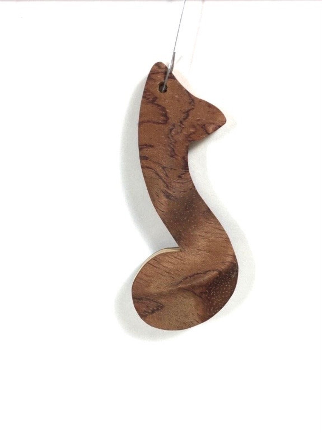 Personalized Wood Veneer Music Note Ornament: Free Engraving - Etsy
