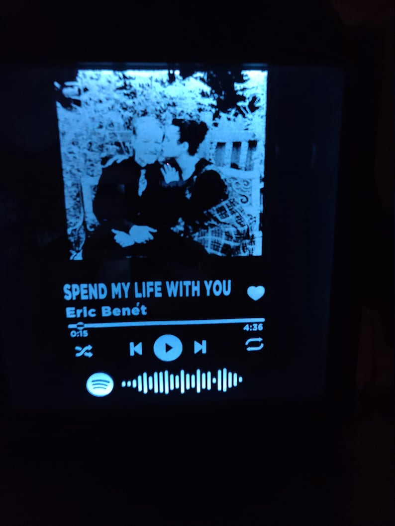 Custom Song Code Mirror Box, Laser Engraved - Etsy