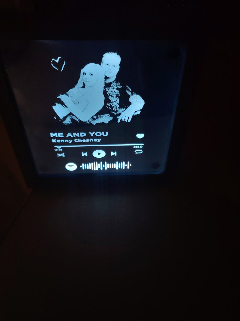 Custom Song Code Mirror Box, Laser Engraved - Etsy