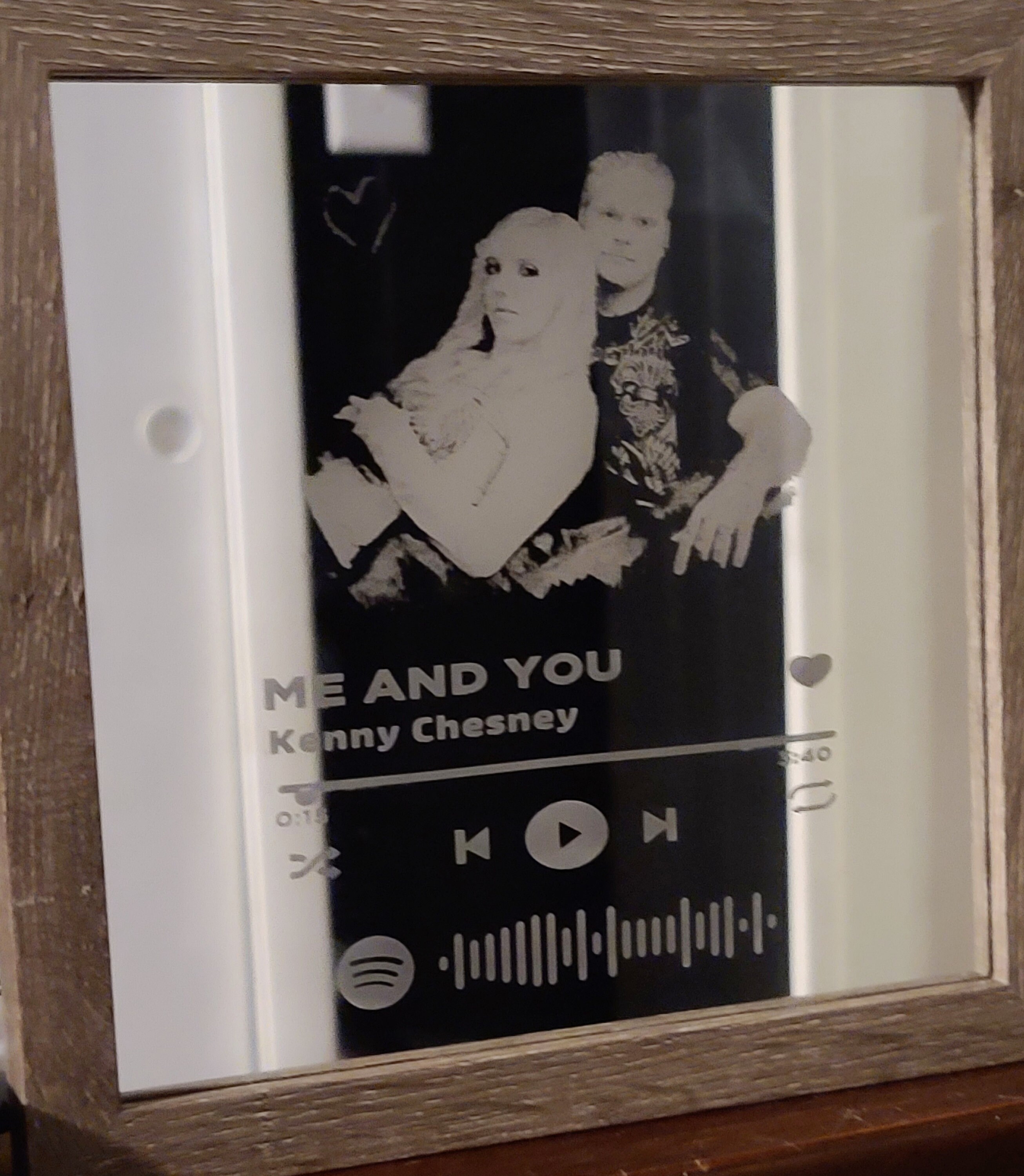 Custom Song Code Mirror Box, Laser Engraved - Etsy