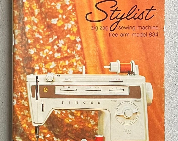 Singer Sewing Machine Instruction Manual 834 - Etsy