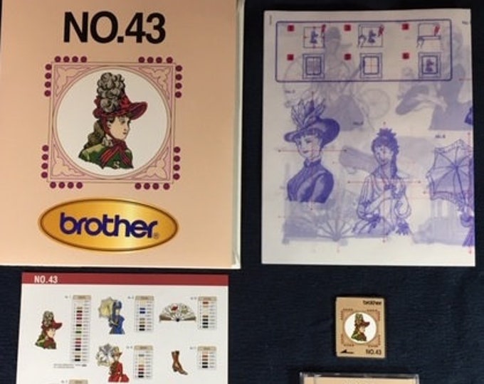 Brother Embroidery Card #43 Victorian Designs - Etsy