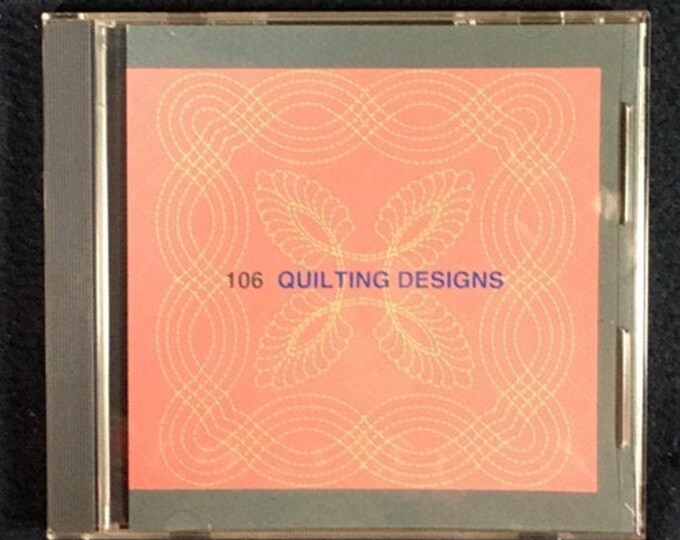 Janome Memory Card 106 quilting Designs - Etsy