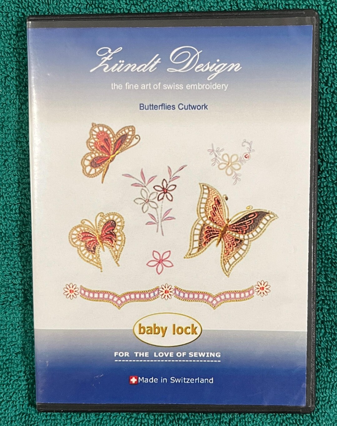 Zundt Designs Butterfly Cutwork Embroidery CD - Etsy