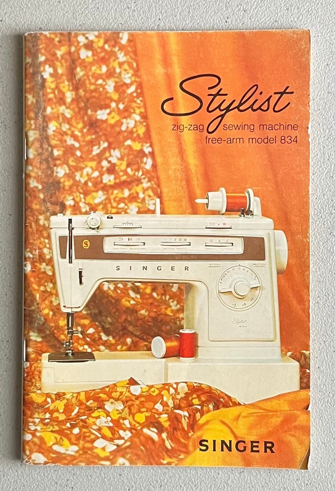Singer Sewing Machine Instruction Manual 834 - Etsy