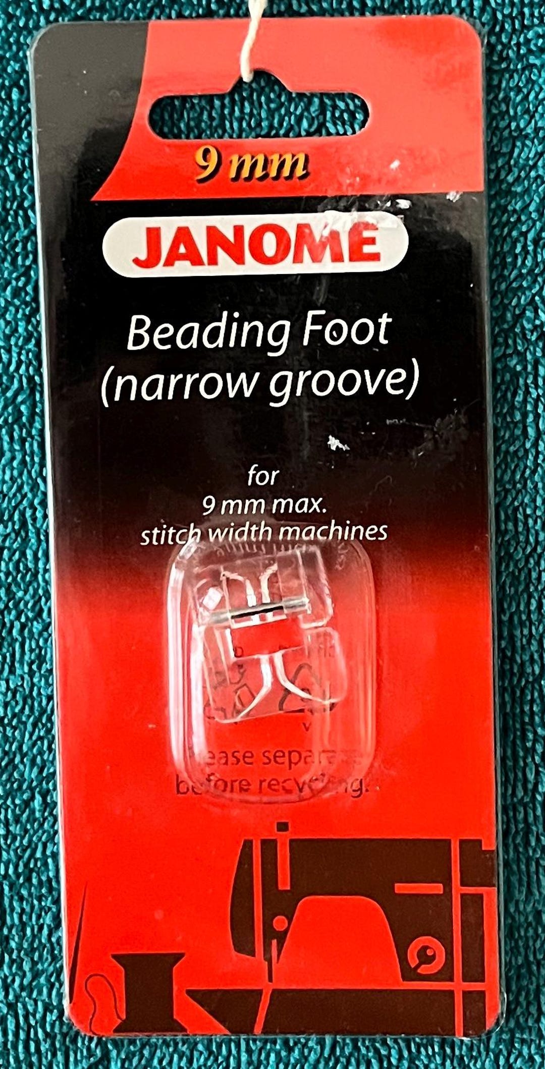 Janome Beading Foot (narrow Groove) #202097006 - Etsy