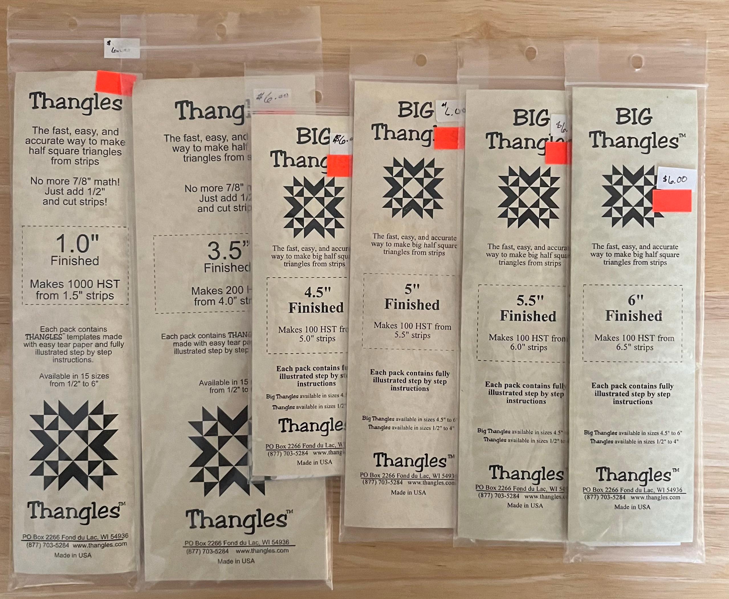 Thangles, the Fast, Easy, Accurate Way to Make Half Square Triangles ...