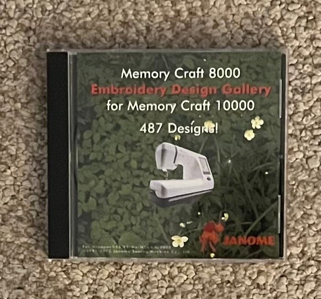 Memory Craft 8000 Embroidery Design Gallery for Memory Craft 10000 - Etsy