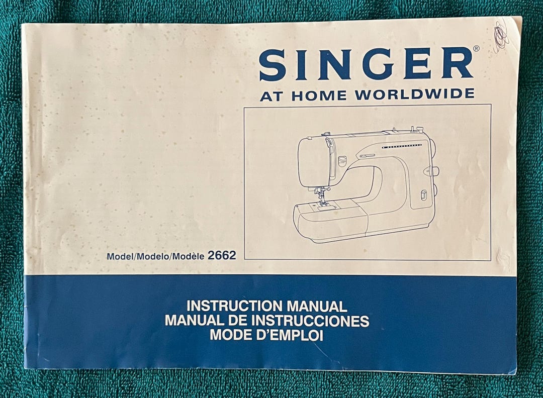 Singer 2662 Sewing Machine Instruction Manual - Etsy