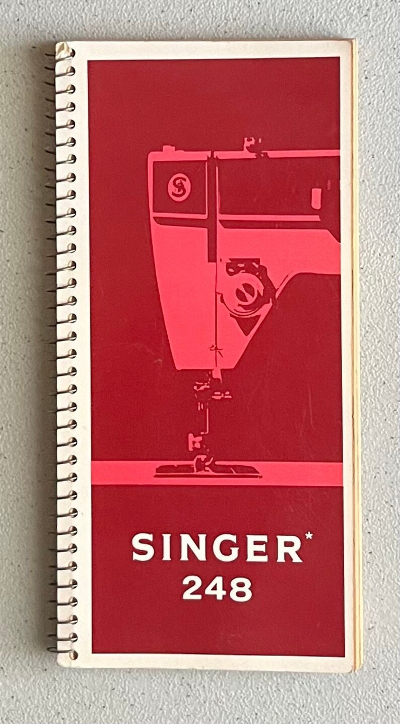 Singer Sewing Machine Instruction. Book #248 - Etsy