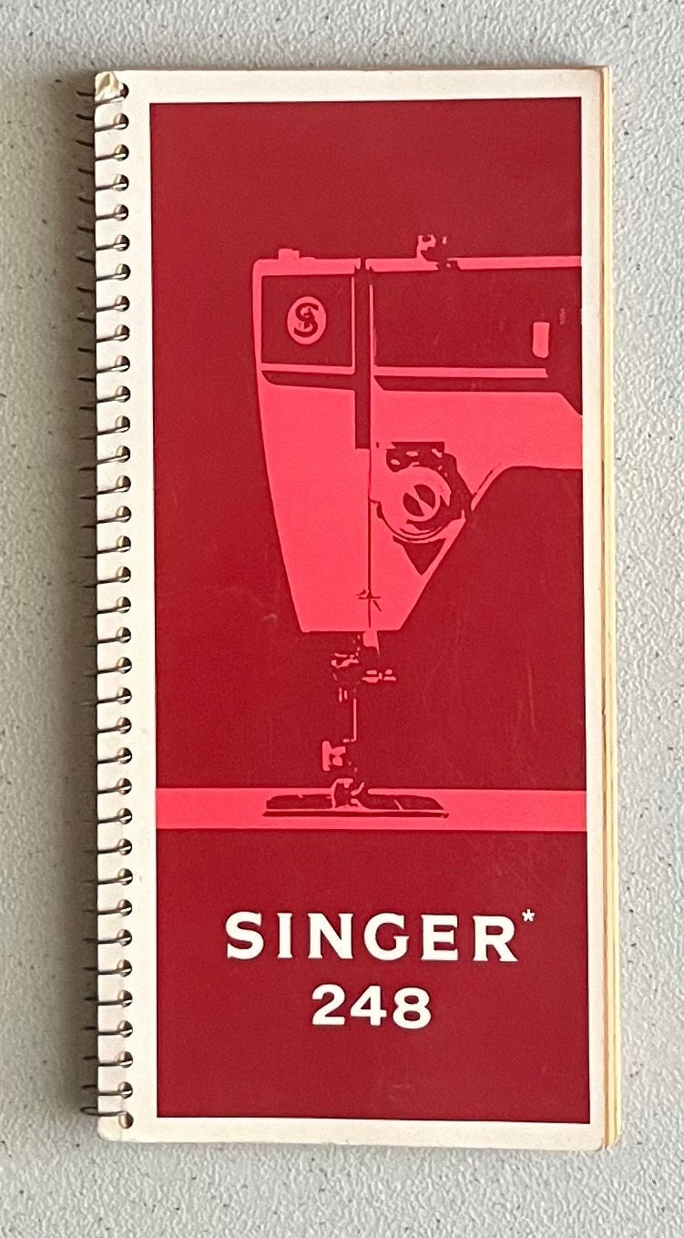 Singer Sewing Machine Instruction. Book #248 - Etsy