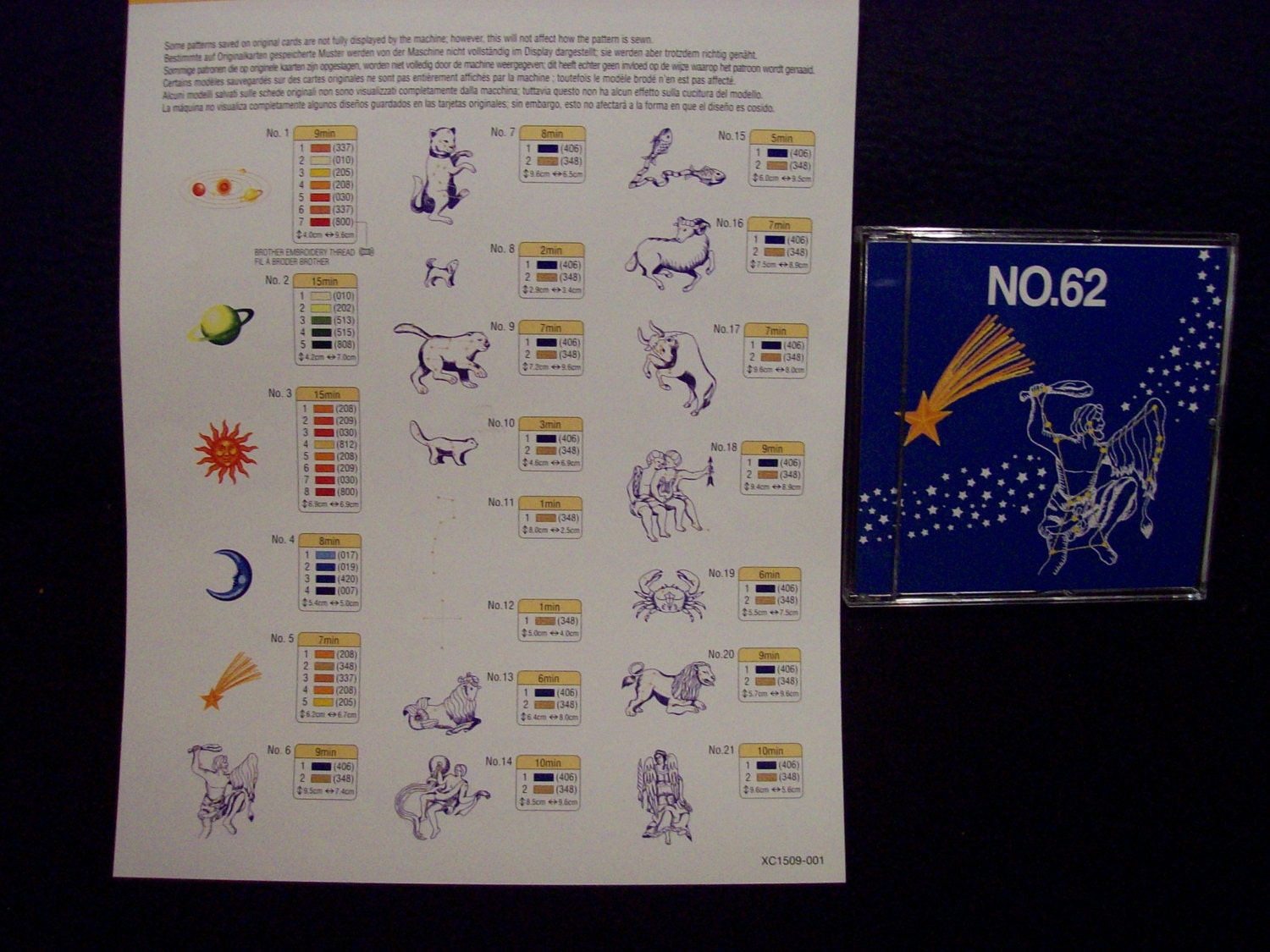 Brother Memory Card 62 - Etsy