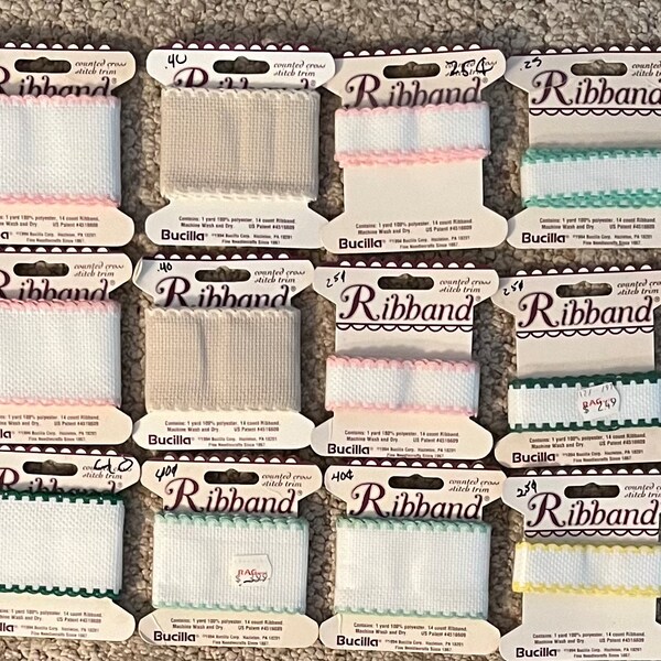 Ribband Cross Stitch - Etsy