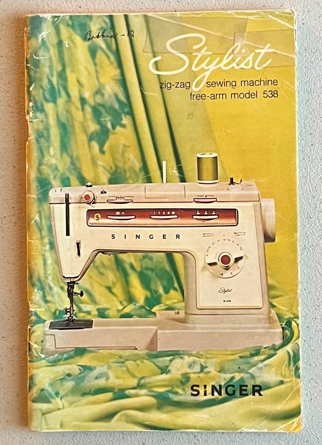 Singer Sewing Machine Instruction Book 538 Stylist - Etsy