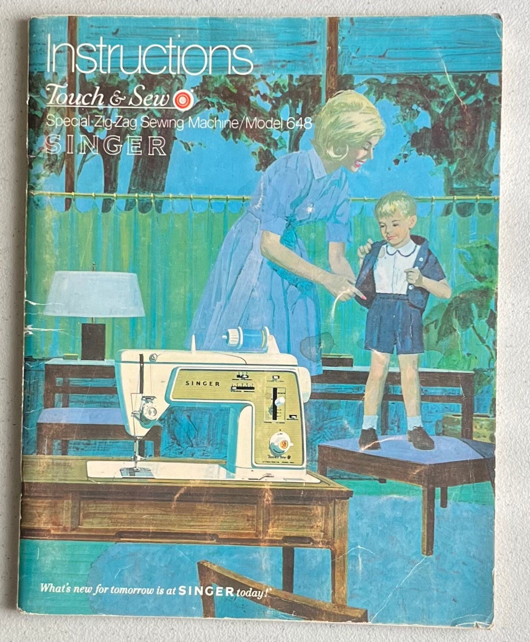 Singer Sewing Machine Instruction Manual #648 - Etsy