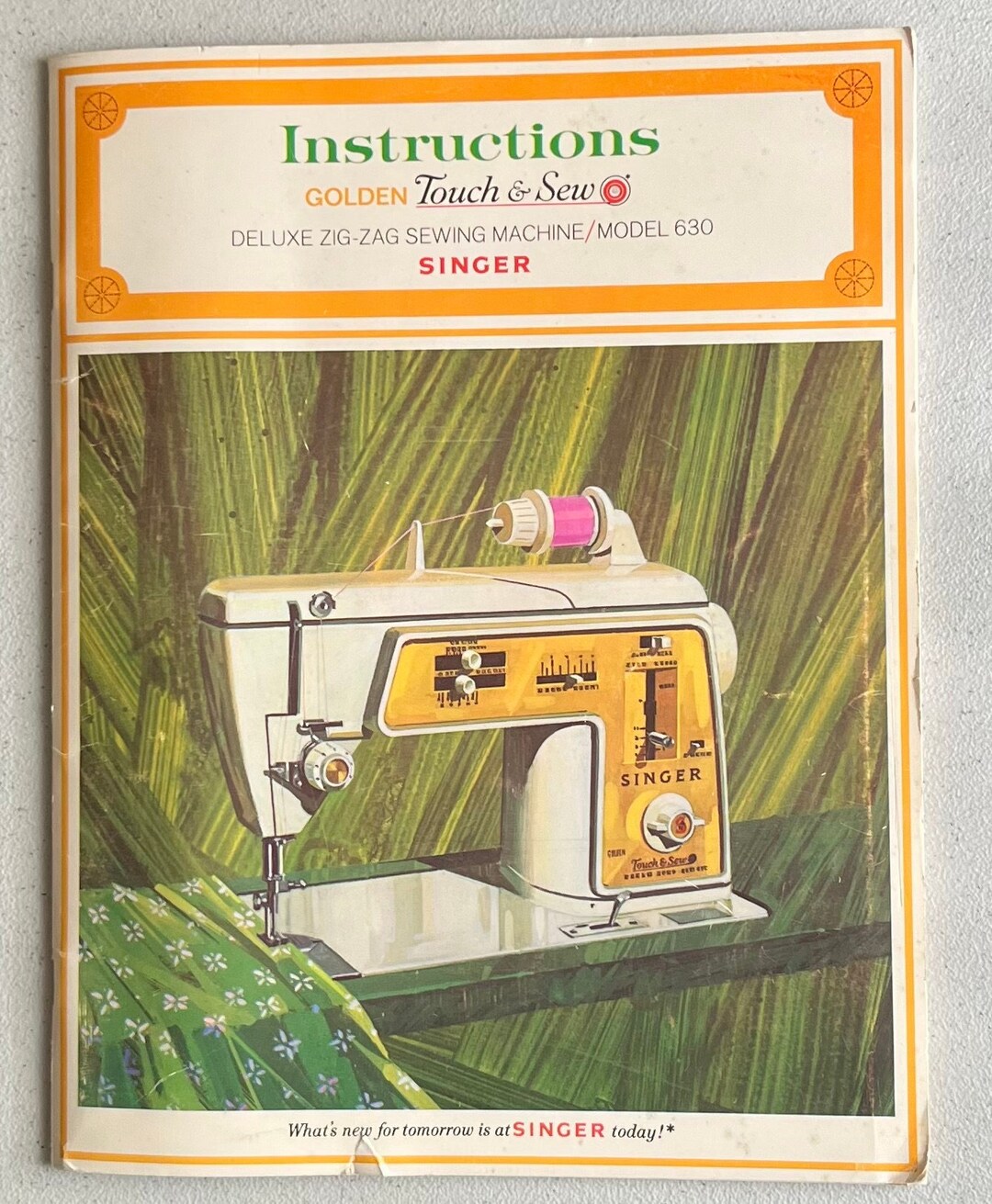 Singer Sewing Machine Instruction Manual #630 - Etsy
