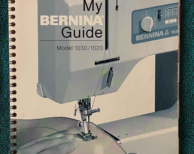 Bernina Model 1030/1020 Sewing Machine Instruction Manual - Etsy