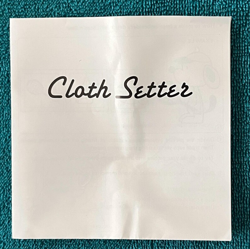 New Home Janome Cloth Setter for the Memory Craft 8000. #830446010 - Etsy