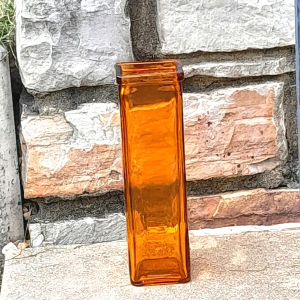 Glass Vase Orange - Etsy