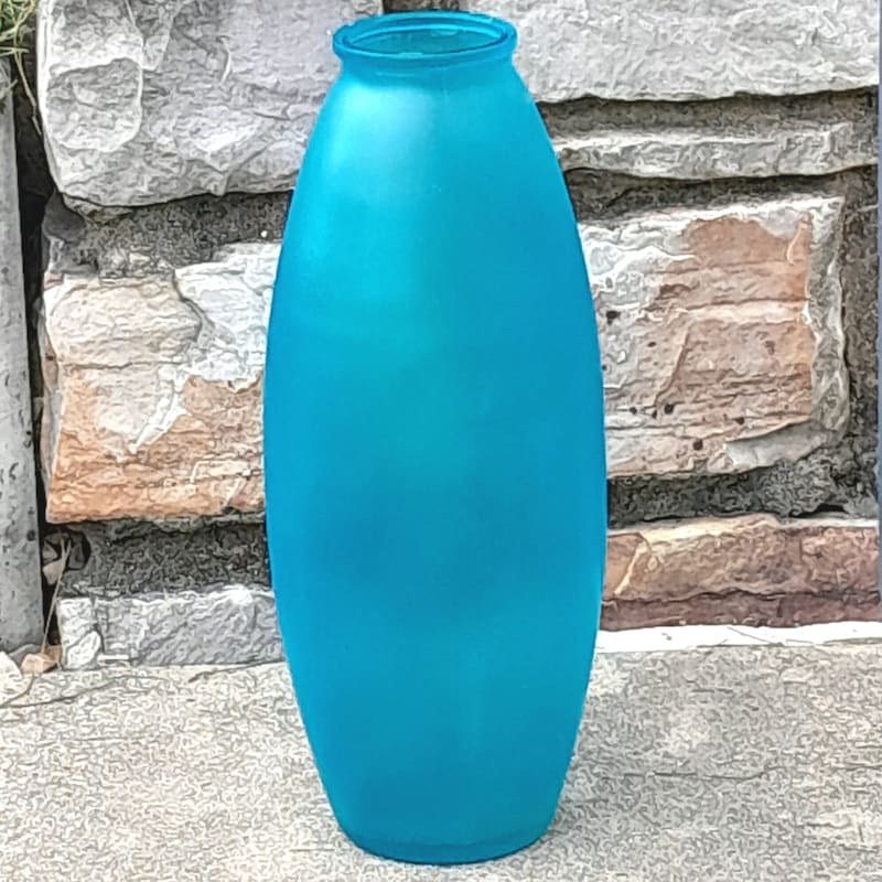 Turquoise Vase - Etsy
