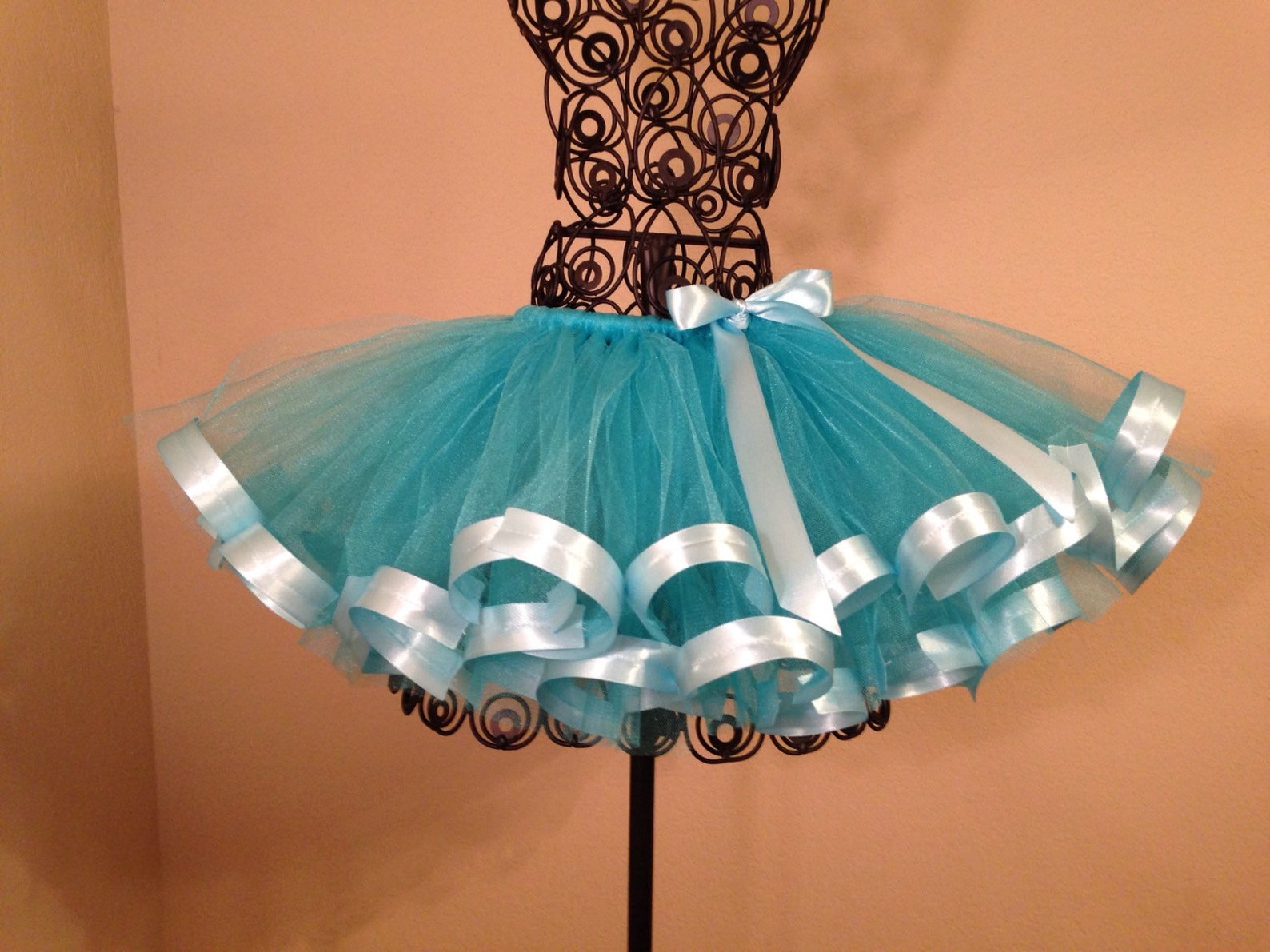 Light Blue Satin Ribbon Edged Tutu for Girls/toddlers/baby - Etsy