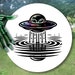 Digital Download PNG Files for Disc Golf Disc Stencils, UFO and Alien ...
