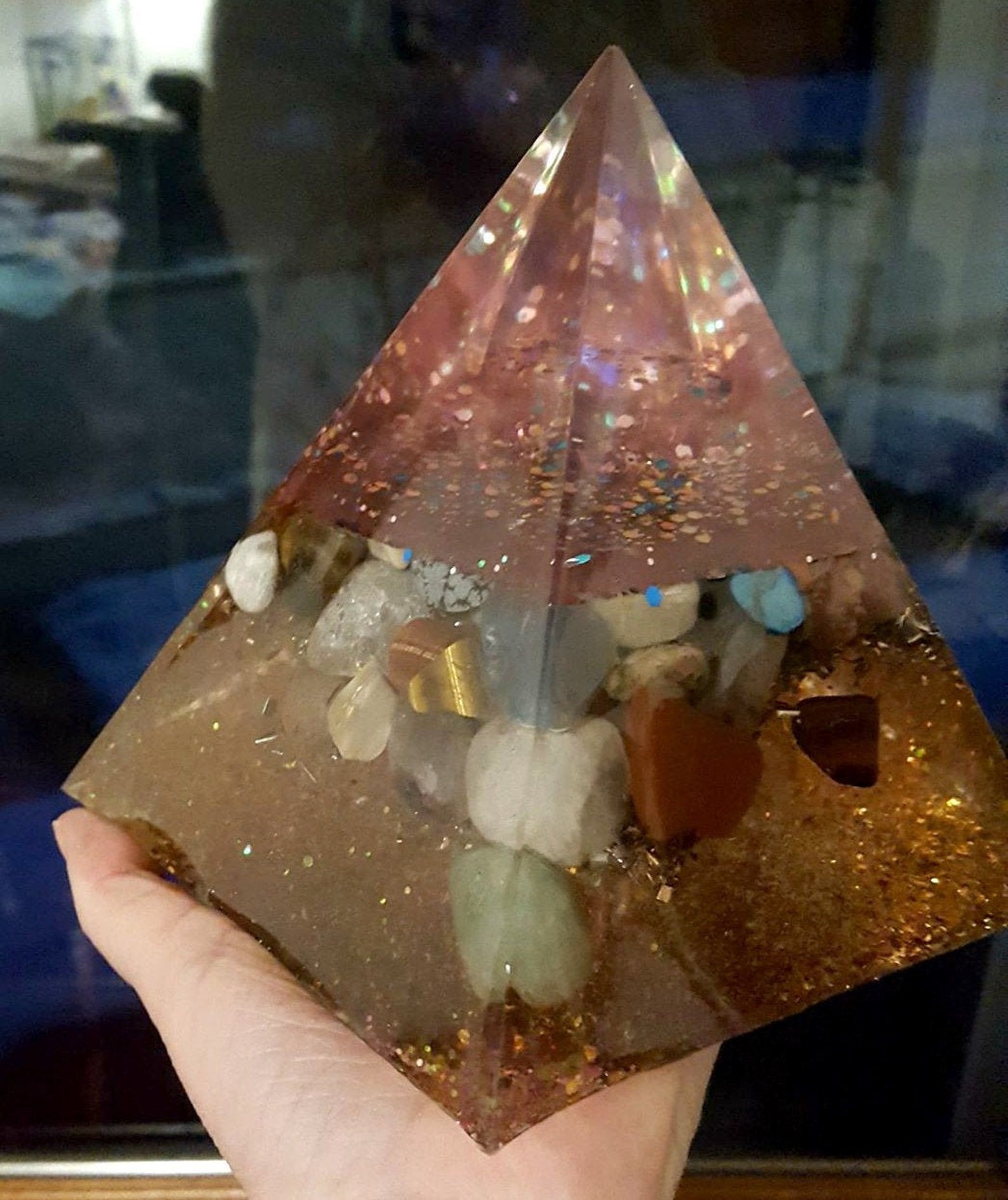 Large Orgone Pyramid 6.5 tall X 5.5 wide x | Etsy