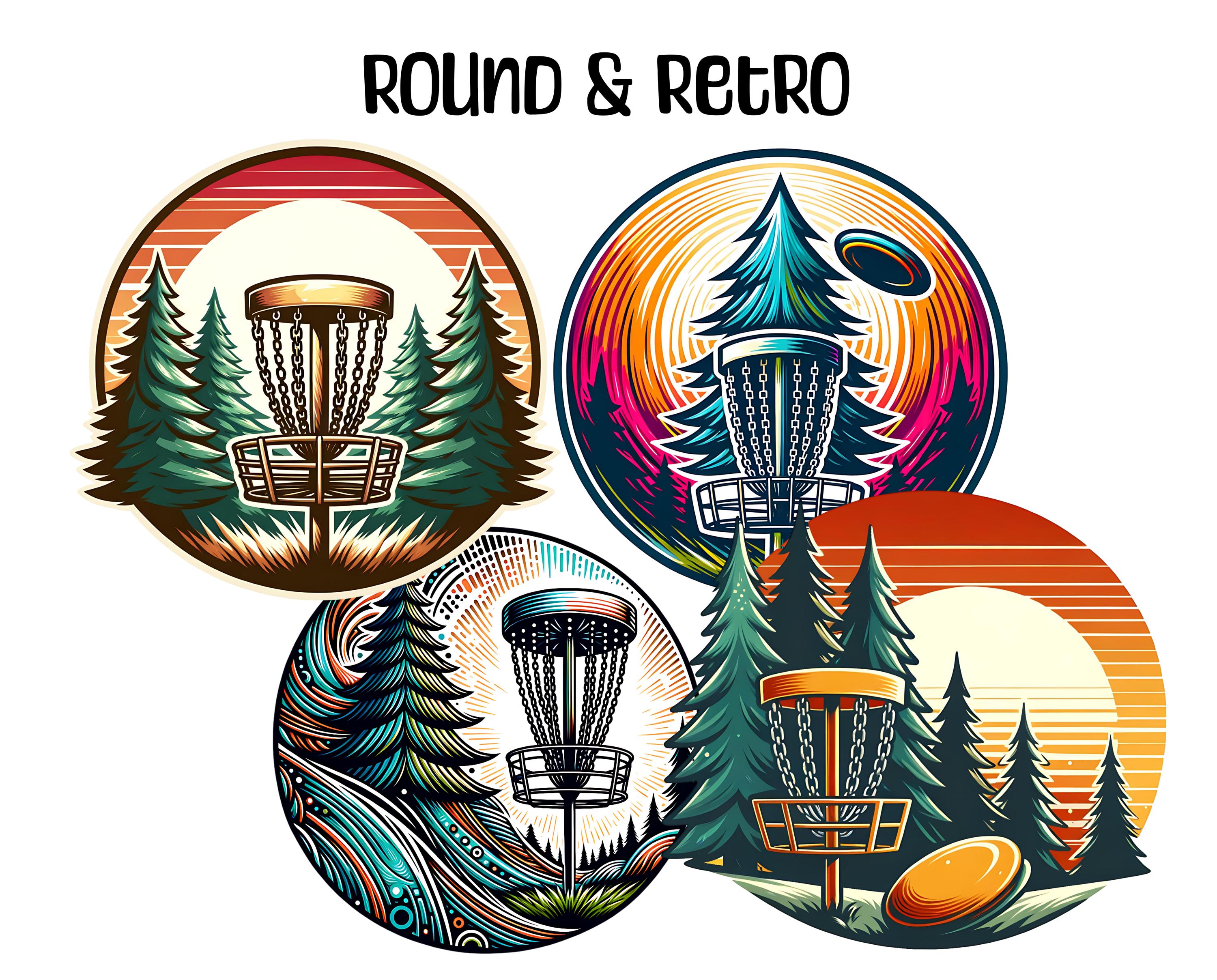 50 Disc Golf Themed Graphics for Your Sublimation or Print on Demand ...