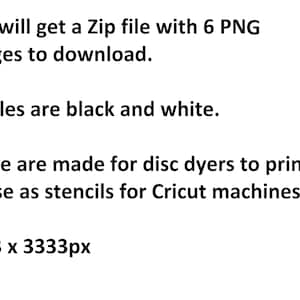Digital Download PNG Files for Disc Golf Disc Stencils, UFO and Alien ...