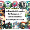 Digital Download PNG Files for Disc Golf Disc Stencils, UFO and Alien ...
