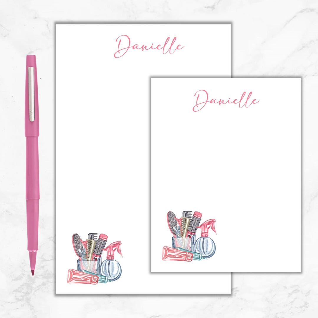 Hairdresser Notepad, Personalized Notepad, Hair Stylist Gift, Beauty ...