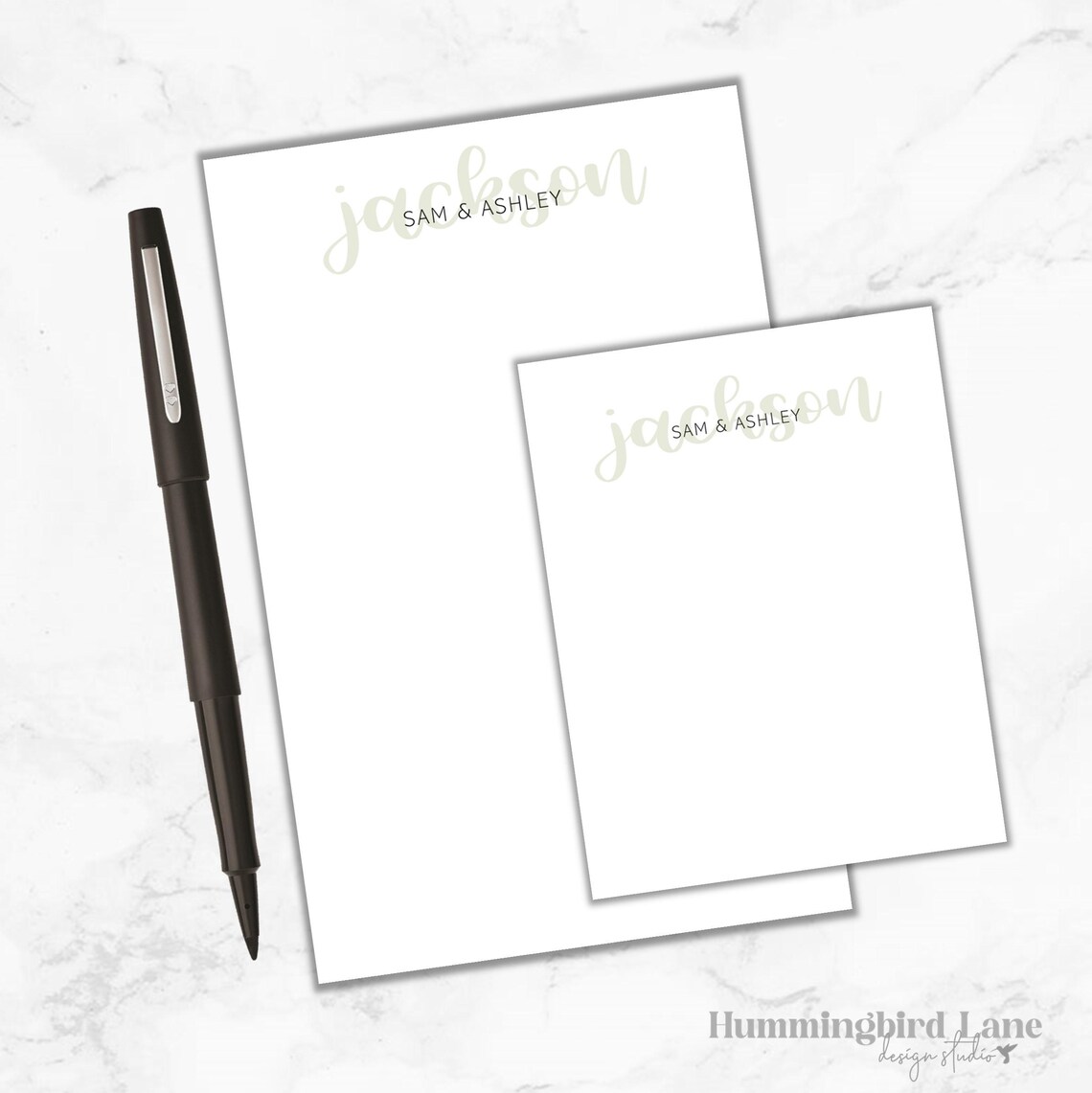 Personalized Notepad, Personalized Couples Notepad, Wedding Stationery ...