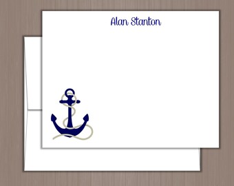 Nautical Note Cards | Etsy