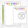 School Secretary Notepad, Personalized Secretary Notepad, Gift for ...