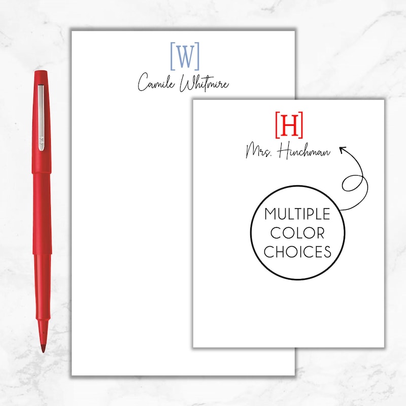 Custom Large Notepad - Etsy