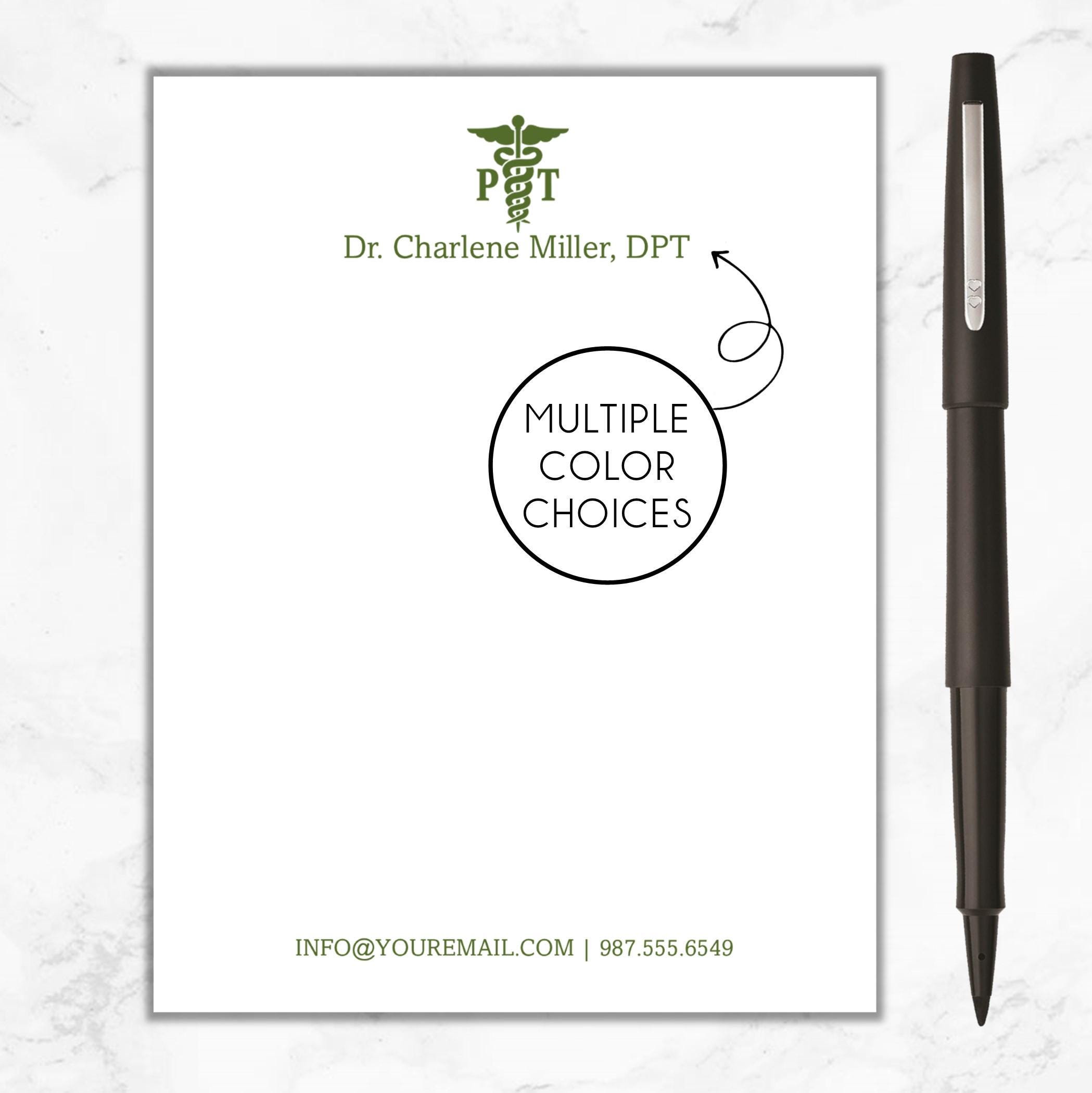 Physical Therapist Notepad, Doctor of Physical Therapy, DPT Note Pad ...