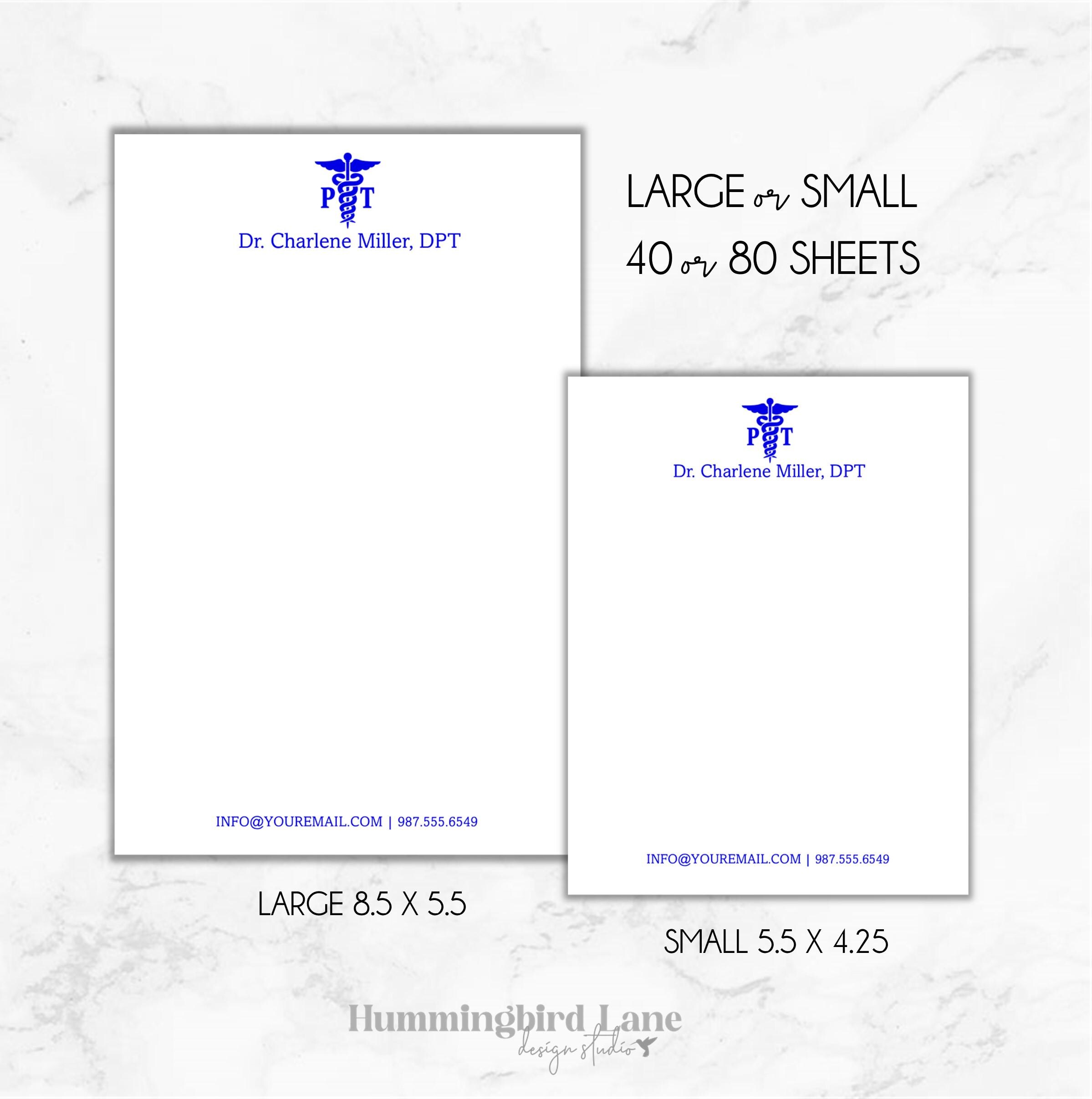 Physical Therapist Notepad, Doctor of Physical Therapy, DPT Note Pad ...