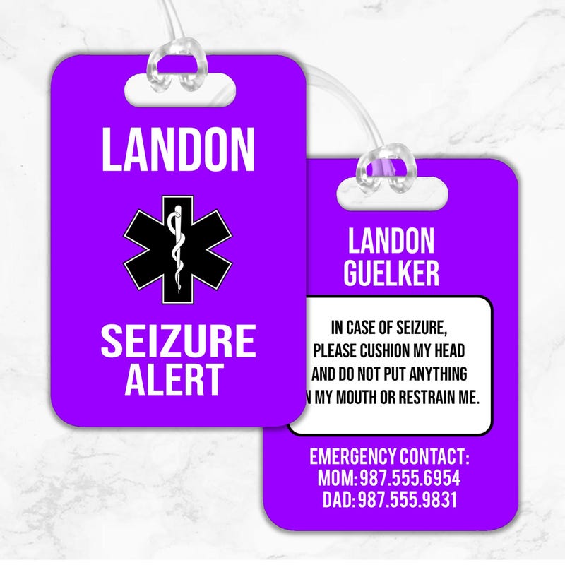 Medical Alert Tag - Etsy