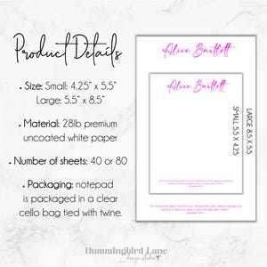 Personalized Bible Verse Notepad, Custom Christian Notepad, Pastor Gift ...