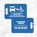 Wagon as Wheelchair Tag, Wagon = Wheelchair, Handicap Medical ID Tag ...