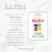 Autism Bag Tag, Autism Alert Tag, Personalized Bag Tag, Autism Hang Tag ...