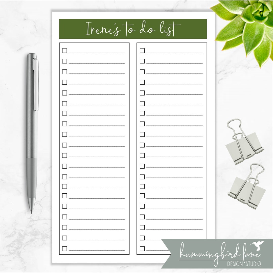 To-do Notepad, to Do Planner, Personalized Notepad, Custom Notepad ...