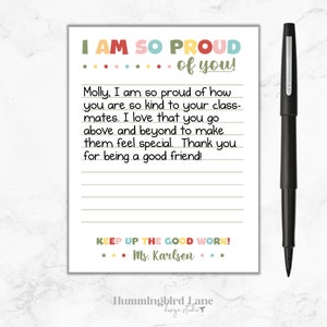 Teacher Notepad, Custom Teacher Pad, Teacher Appreciation, Personalized ...
