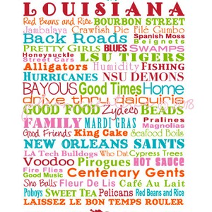 Louisiana Words - Etsy